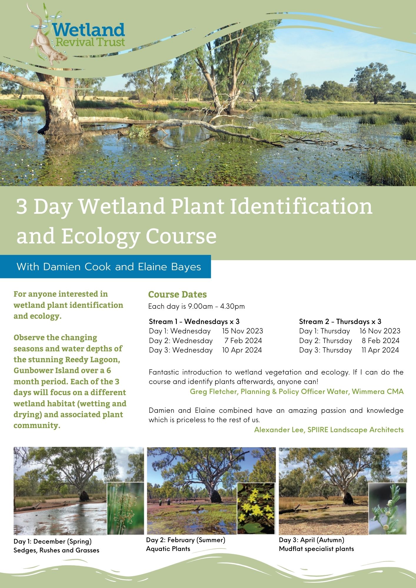 Education and Training - Wetland Revival Trust
